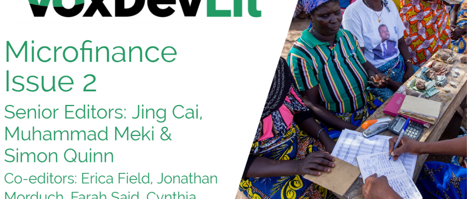 VoxDevLit launch event microfinance issue 2 | International Growth Centre